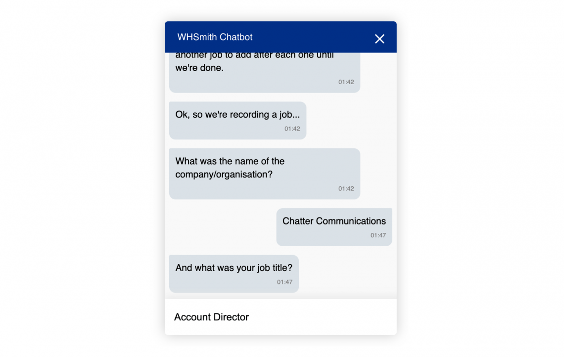 CV Chatbot | Chatter Communications